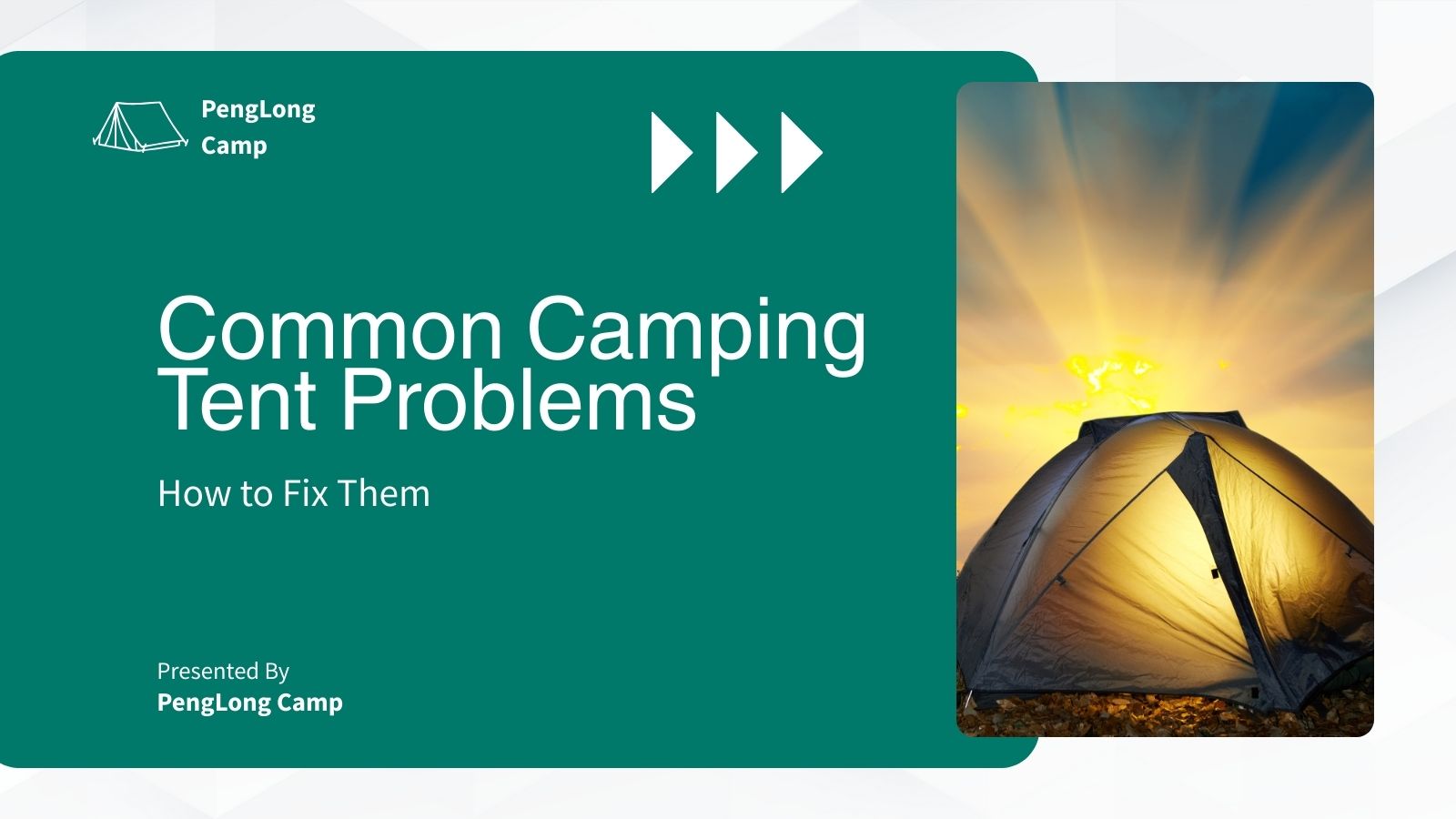 8 Common Camping Tent Problems and How to Fix Them